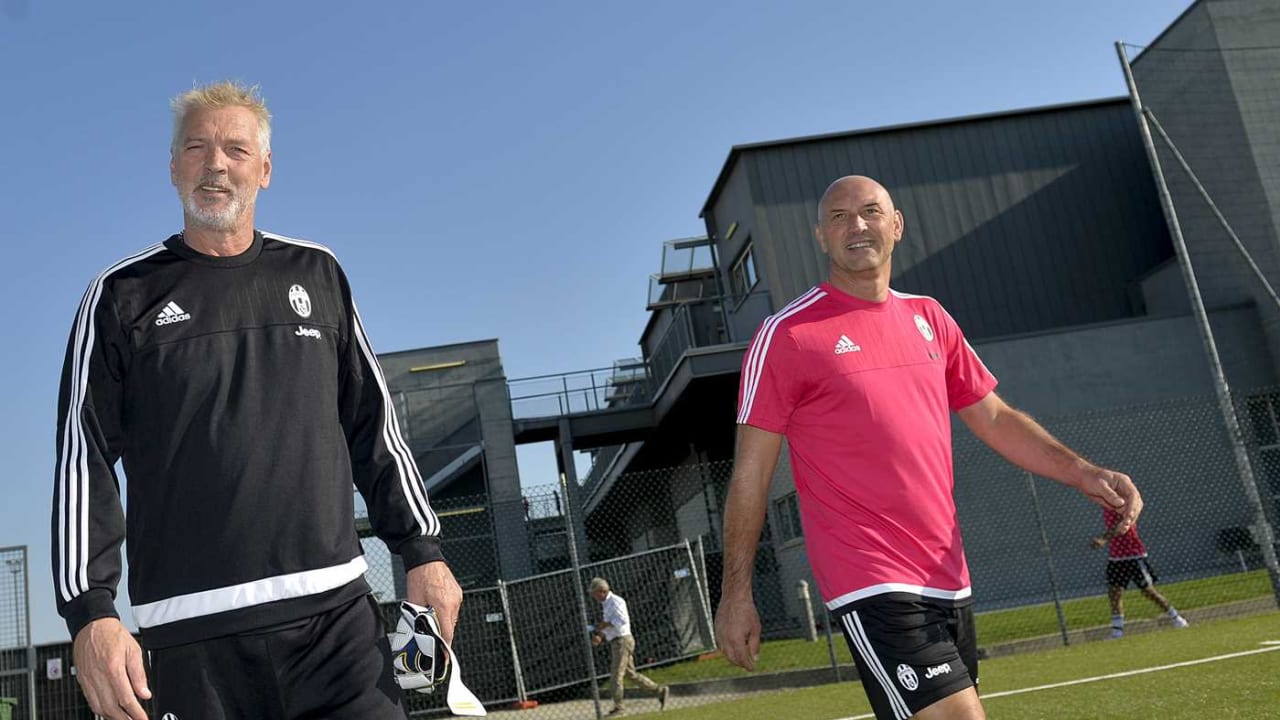 L'allenamento delle Legends allo Juventus Center - Juventus