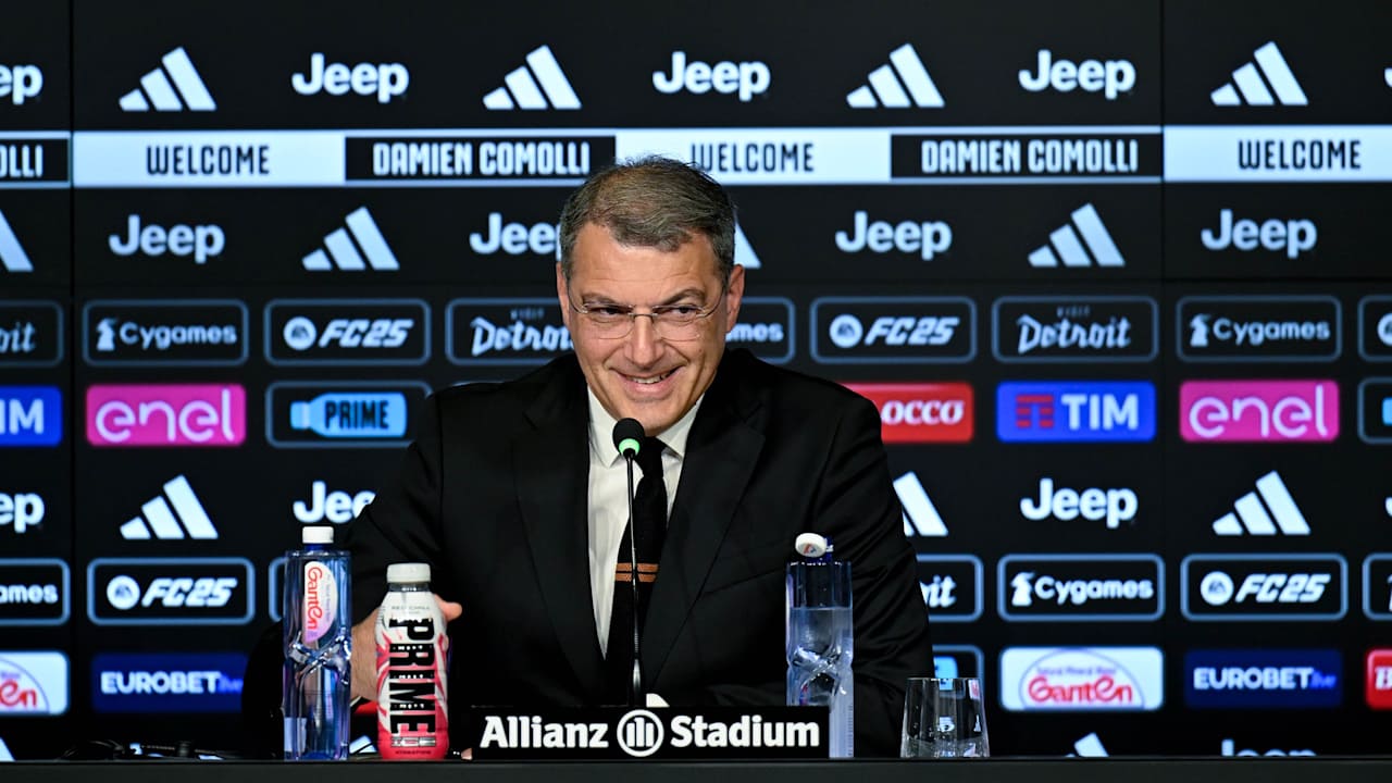 La conferenza stampa di Damien Comolli - Juventus