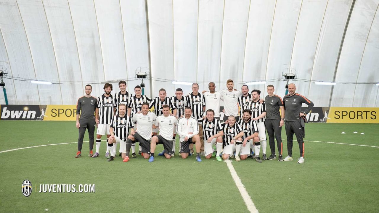 Training with the reigning champions! - Juventus